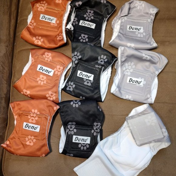 Dono | Dog | 9 New X Small Pads Dono Belly Band For Male Dog Wraps ...